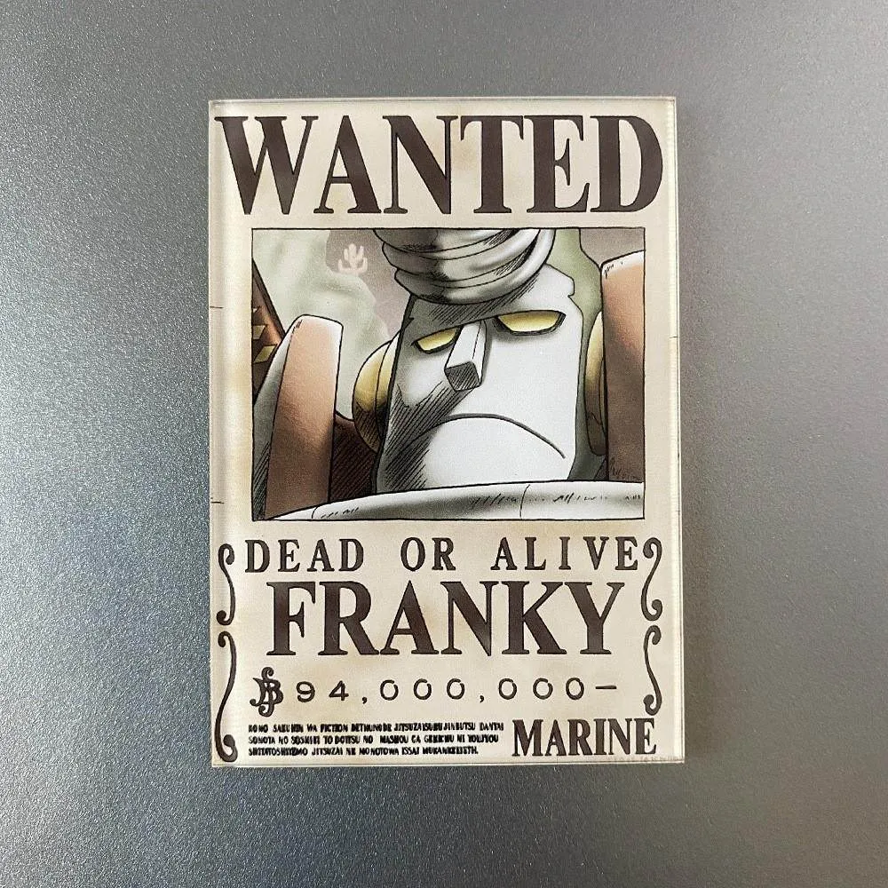 Anime One Piece Wanted Poster Fridge Magnets | animeworld.co.nz