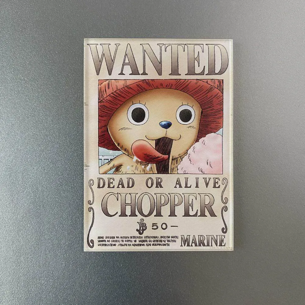 Anime One Piece Wanted Poster Fridge Magnets | animeworld.co.nz