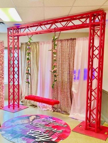 PINK TRUSS METAL FRAME 9FT H | Rent4Parties