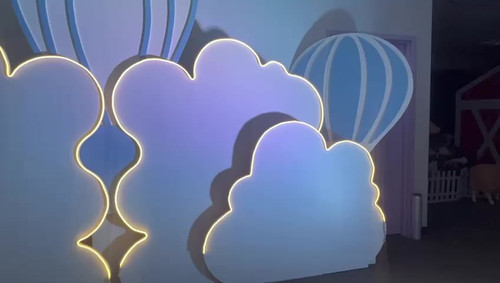 LED CLOUD WALL 4X5FT | Rent4Parties