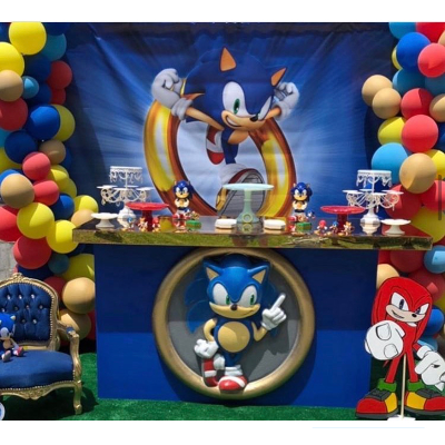 SONIC THE HEDGEHOG TABLE 30X60X36" TALL | Rent4Parties