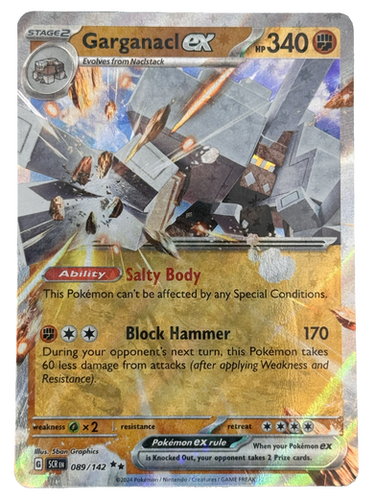 Garganacl EX - Stellar Crown (089/142) | Pokollect