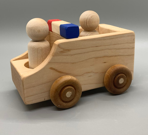 Peg people police car | Mysite