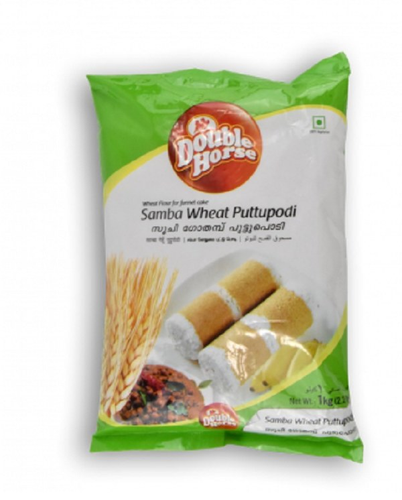 Double Horse Samba Wheat Putt Podi 1Kg | Malabar Mart