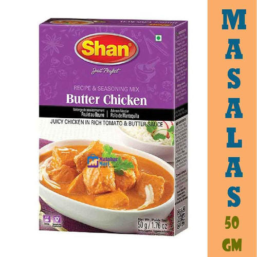 Shan Butter Chicken Masala/Curry Powder 50 gm | Malabar Mart