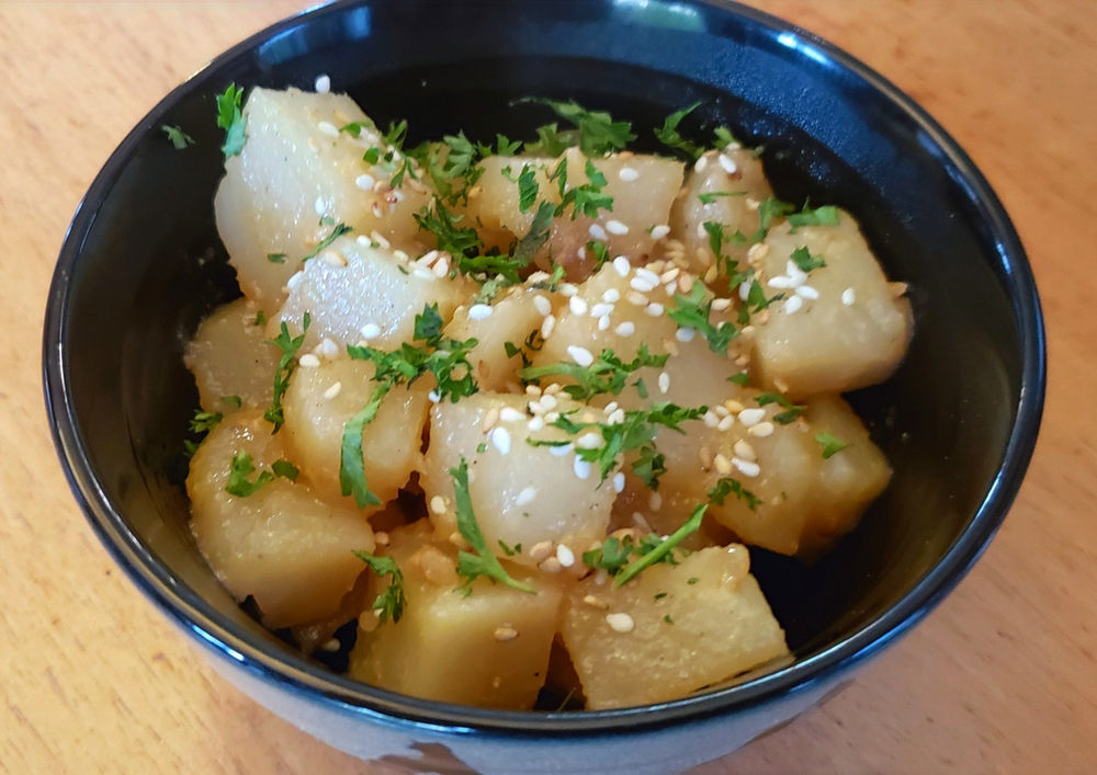 Miso & Honey Glazed Turnips