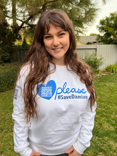 QR Code Crewneck Sweater | Save Damian