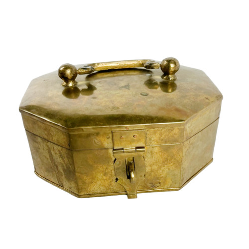 Antique Brass Paan Box (Indian) | Nancy's Treasures