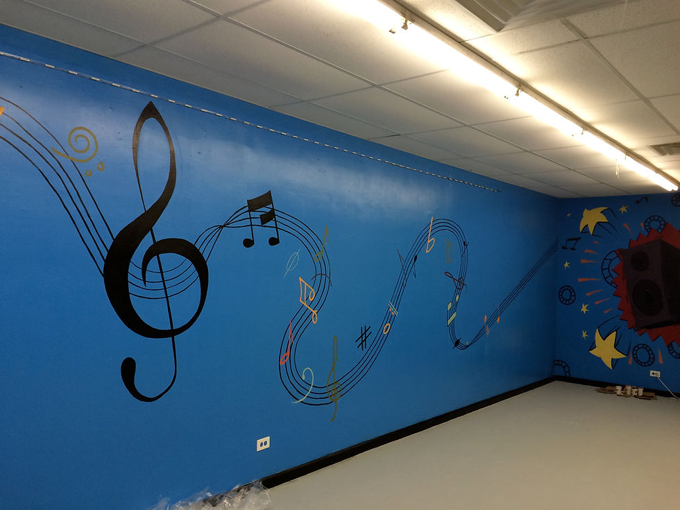 Dance Studio Mural | friasart