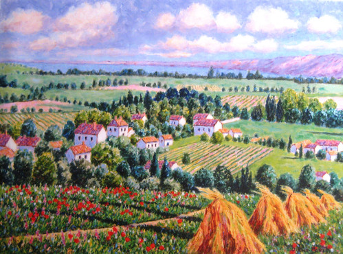 "Moisson de Giverny" - Fine Art by Diane Monet© - Limited Edition ...