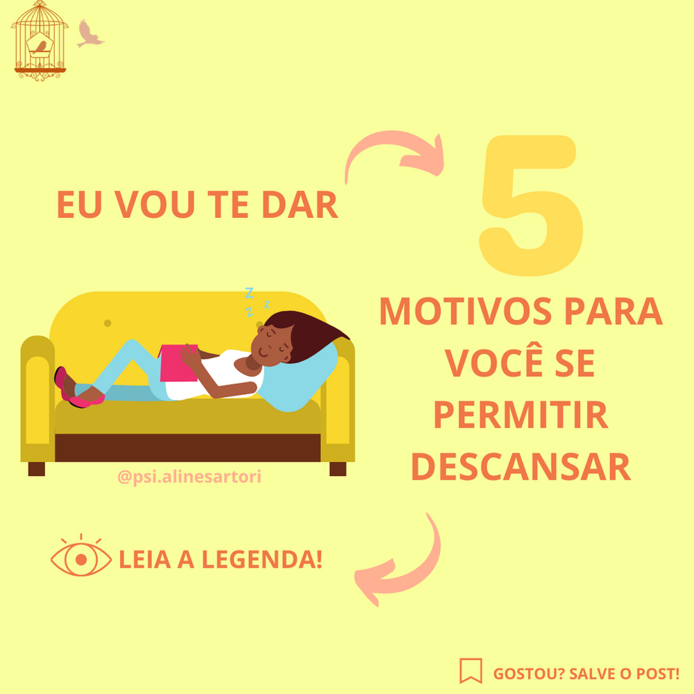 5 motivos para descansar