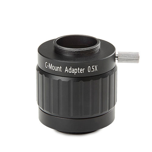 C-mount adapter with 0.5x lens for 1/2 inch cameras | Micro Clarity