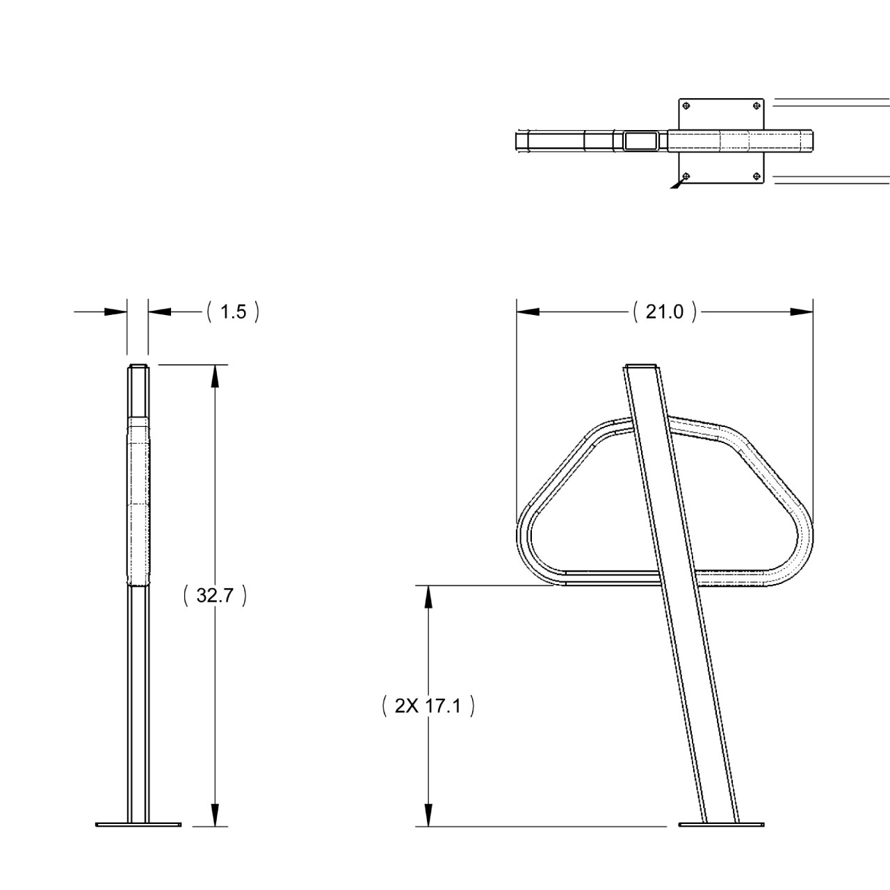 Halt Equipment - Post and Ring Rack