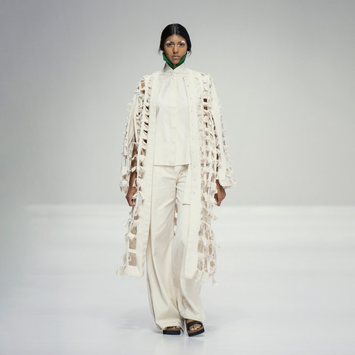 ReForm | Cut Slash Coat | Black Coffee fashion