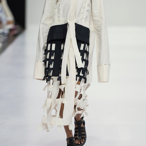 ReForm | Cut Slash Shirt Dress | Black Coffee fashion