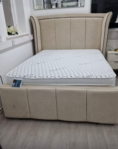 DOUBLE - NEW KENDAL BED FRAME - choice of colours and fabrics | B&W BEDS