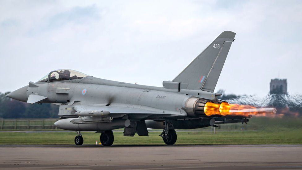 RAF practice relocating Quick Reaction Alert Fighter Jets