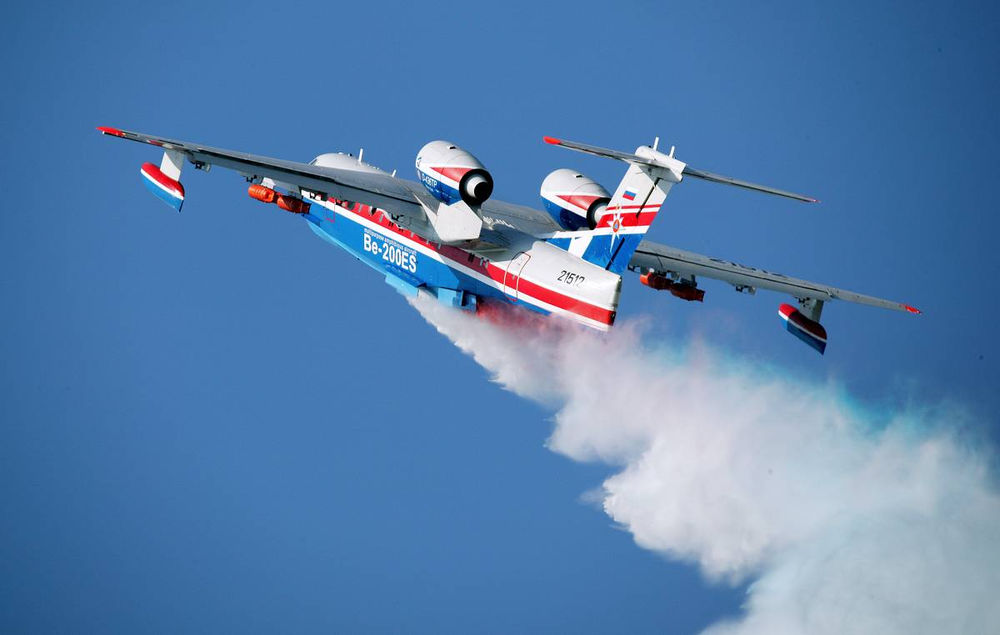 Russian UAC Be-200ES Amphibious Aircraft deployed in Turkey