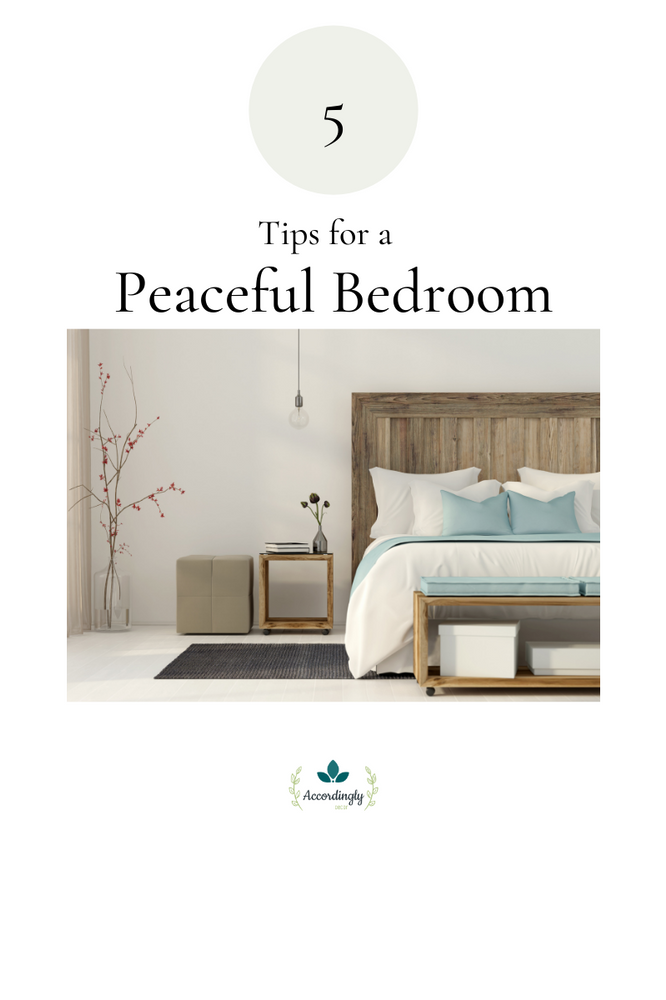 5 tips for designing a peaceful bedroom