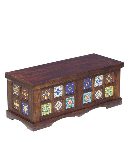 TILE FITTED SOLID WOOD TRUNK | Furniture Maker