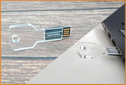 K4 -- Crystal Key USB | TePee - X Giveaways & Promotional items in Egypt