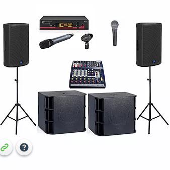 Bay Sound Systems Party PA Package Wedding PA hire Nottingham PA Hire