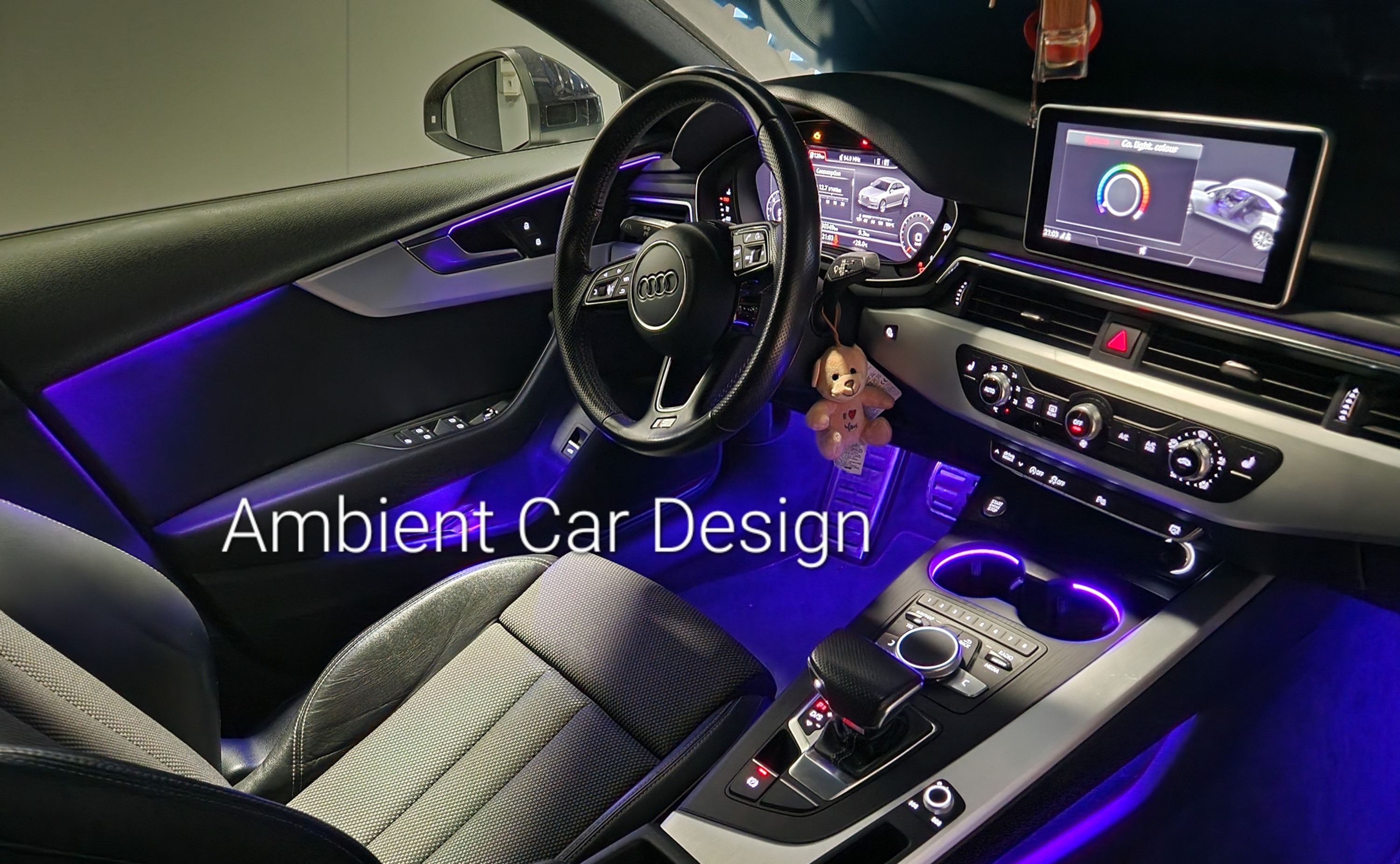 AUDI A5 S5 RS5 B9 | | Ambient Car Design | Τοποθέτηση Ατμοσφαιρικού ...