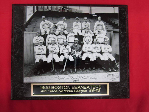 1900 Boston Beaneaters Braves Collector Plaque w/Rare 8x10 Team Photo ...