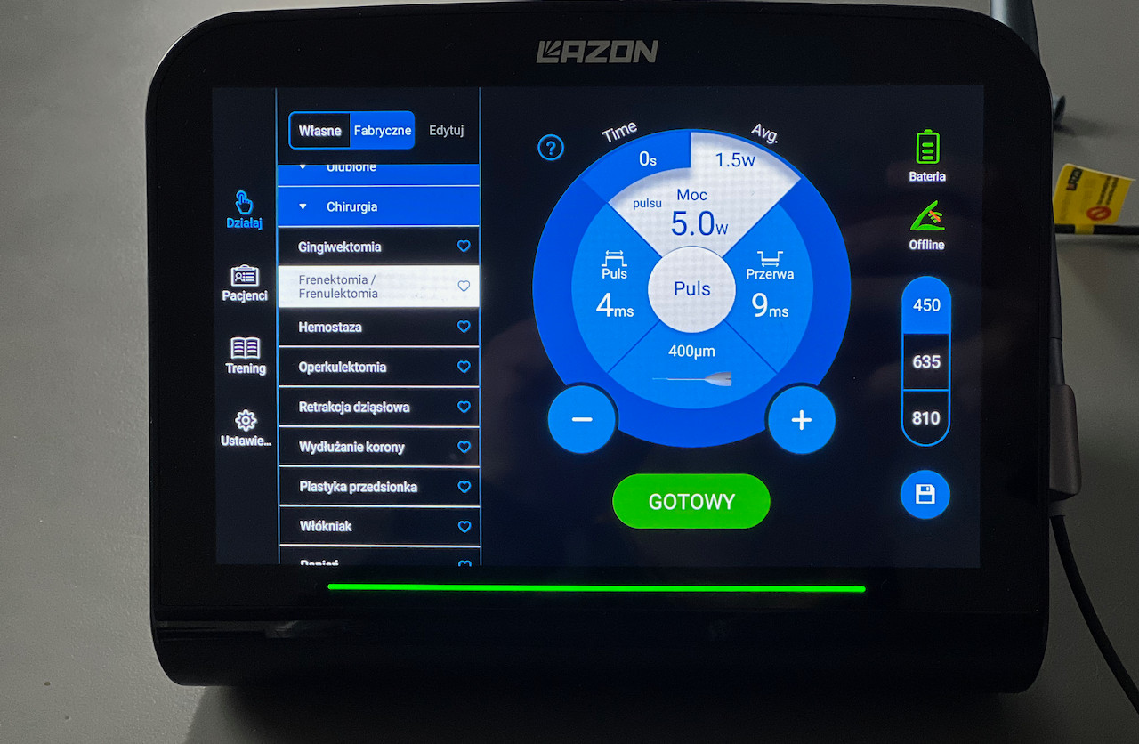 Lazon Solase PRO | laser diodowy stomatologiczny