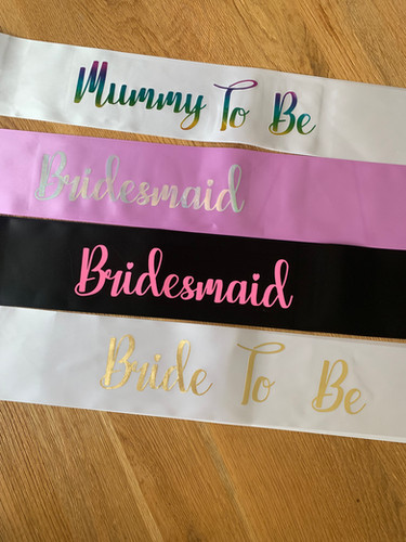 Personalised Sash | Pure Joy Designs