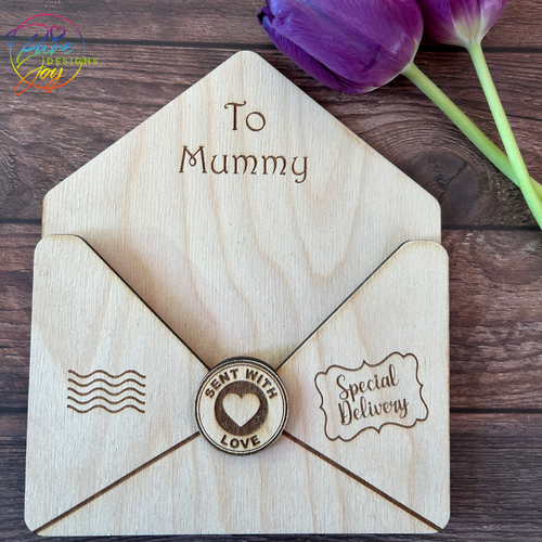 Wooden Gift Envelope | Pure Joy Designs