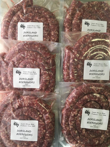 THIN Traditional Dorsland Boerewors | Saffa's Deli
