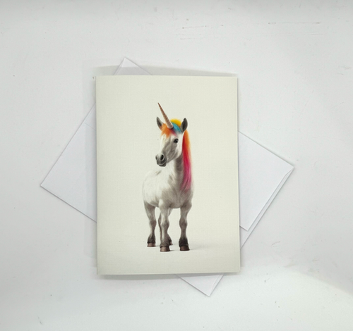 Inappropriate Greeting Card/Unicorn Birthday Card/"Happy birthday sugar ...