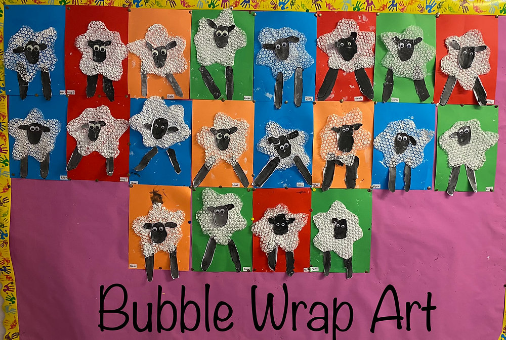 Bubble Wrap Art