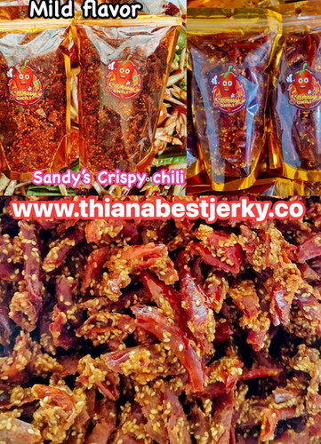 Original Sesame Sandy’s Crispy Chili ( Mild ) | Thiana Best Jerky