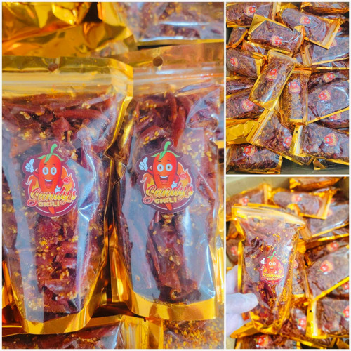 Original Sesame Sandy’s Crispy Chili ( Spicy ) | Thiana Best Jerky