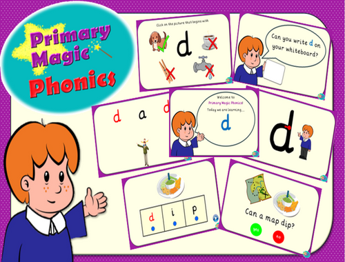 Phonics Phase 2 Introducing d PowerPoint | Primary Magic