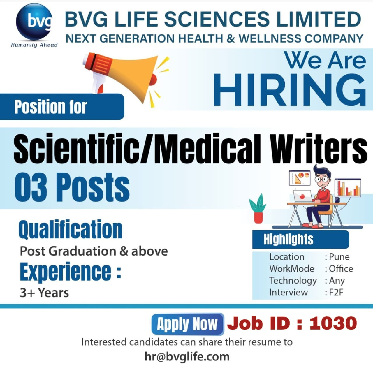 Scientific/Medical Writers