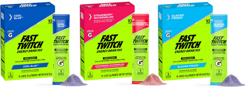 Gatorade Fast Twitch Powder Stick- 10 Servings- 200mg Caffeine + B ...