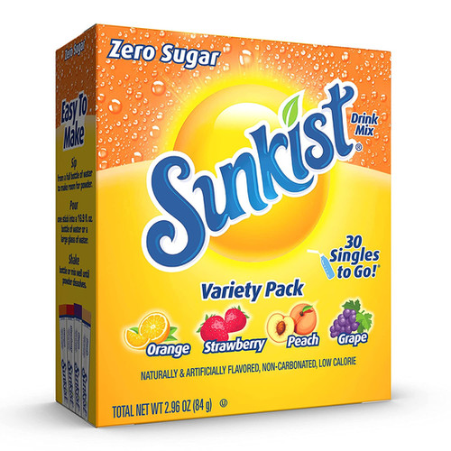 Sunkist Drink Mix - 6/30 Servings | Passion For Sugar Fr