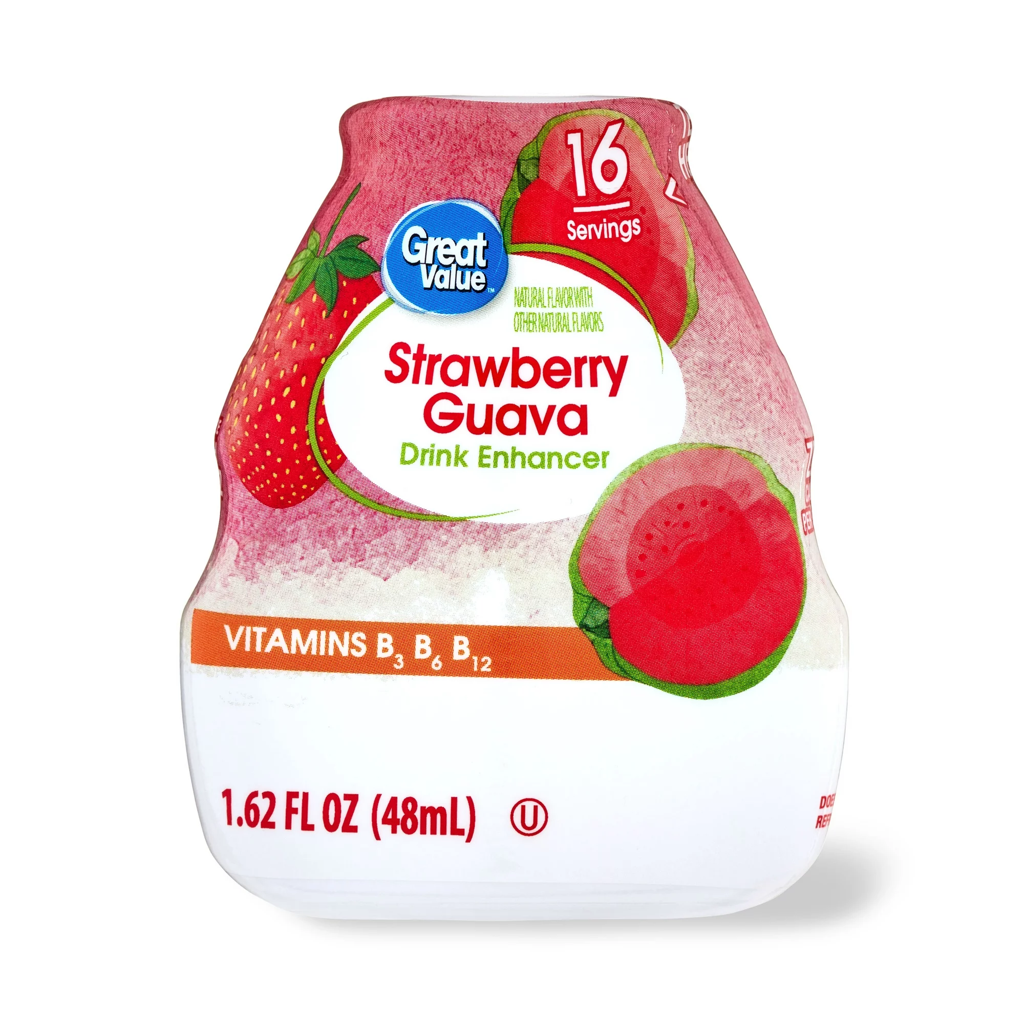 Great Value Water Drink Enhancer - 30 Servings - 8 Flavour Choices ...