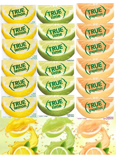 True Citrus - Crystallized Lime, Grapefruit & Lemon Drink Mix - 100 ...