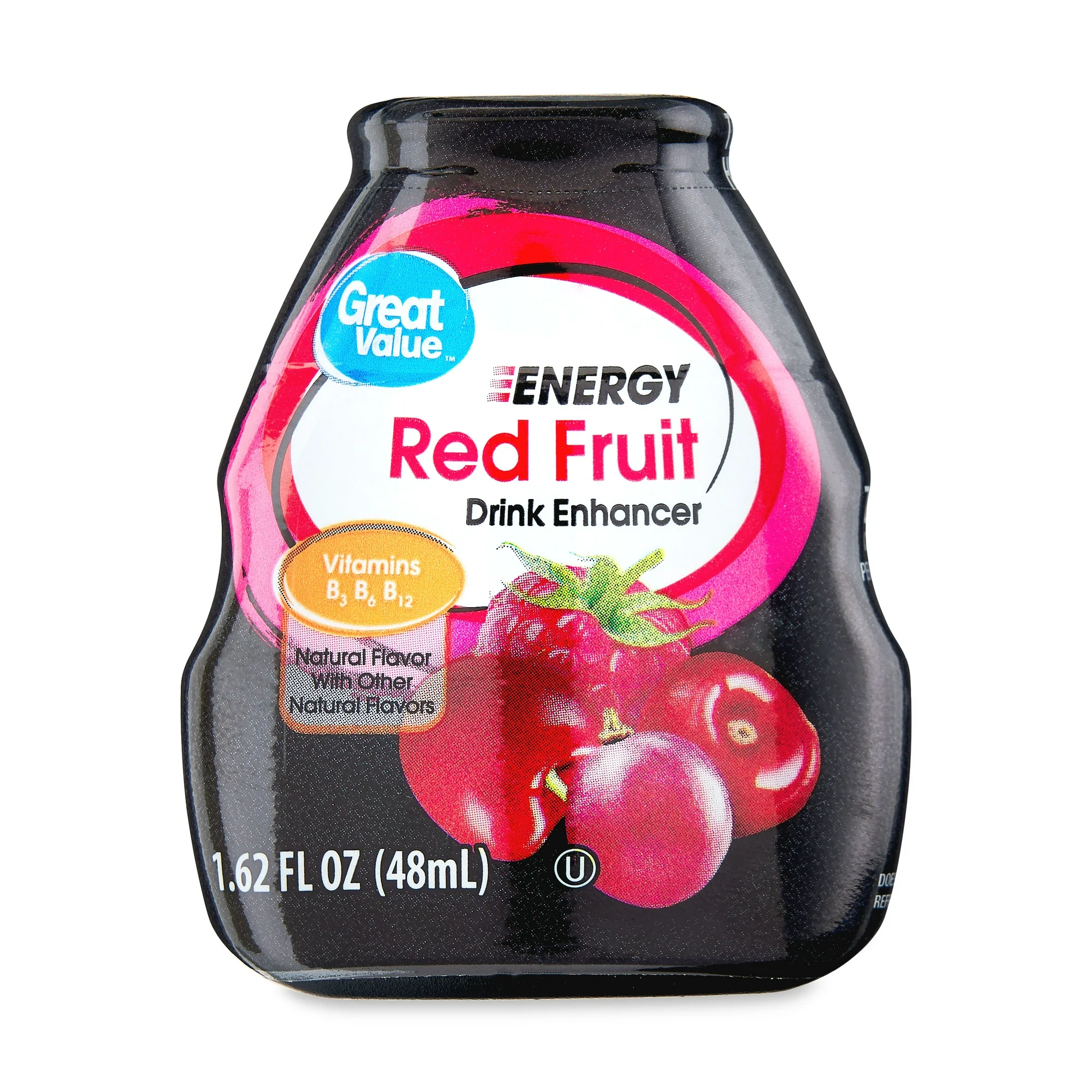 Great Value (Energy) Water Drink Enhancer- 16 - 30 Servings - 4 Flavour ...