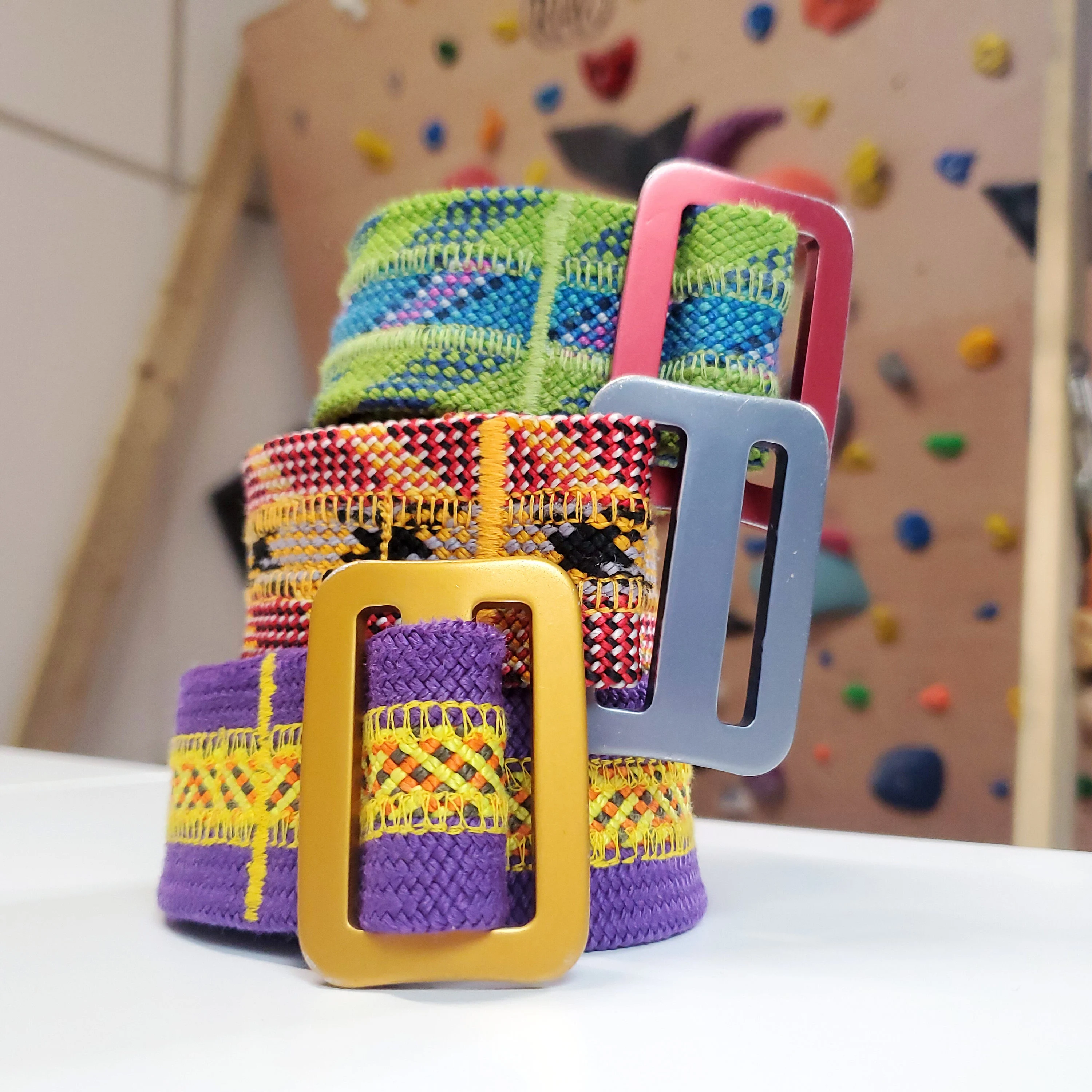 Retired Climbing Rope Belt with Harness Buckle - Sustainable Belt for ...