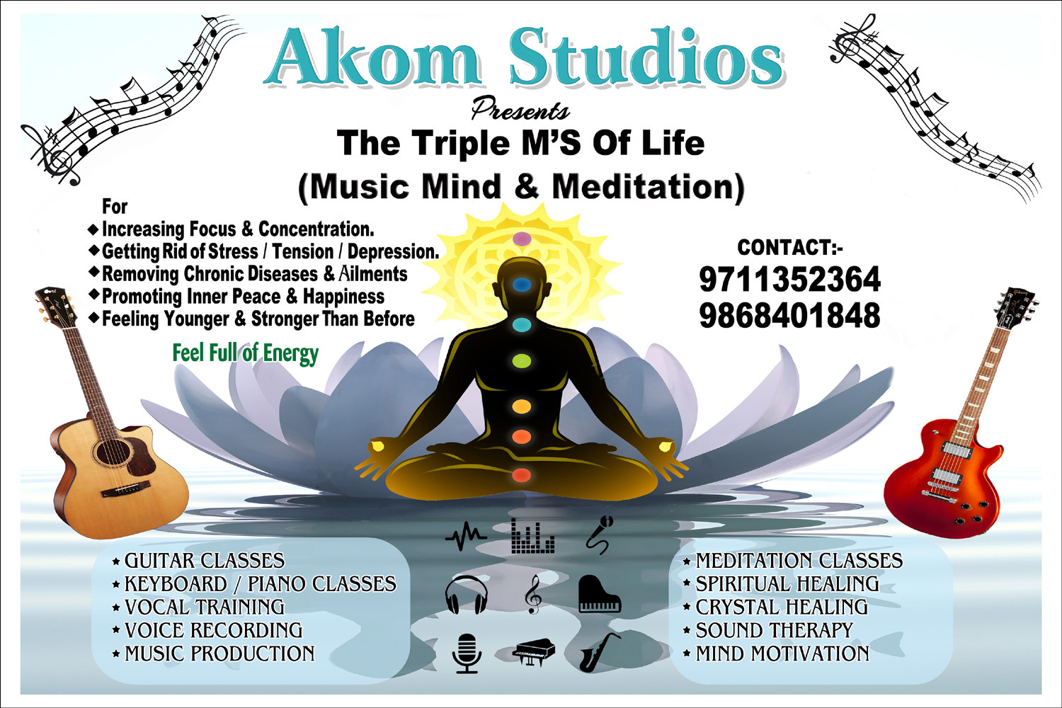 Music & Meditation | Online Classes in the United States