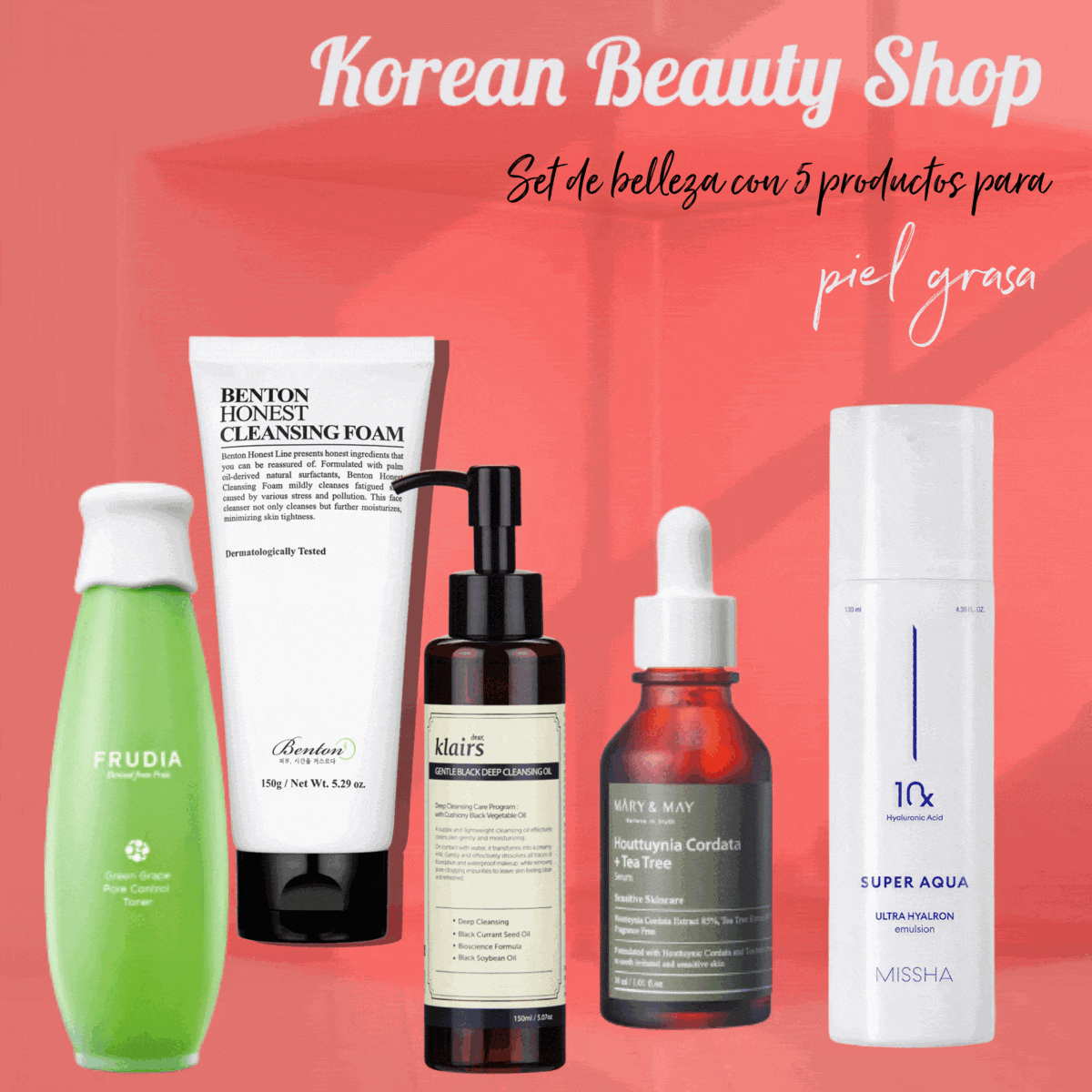 5 Step Korean Skincare Routine For Oily Skin | Korean Beauty Shop EU