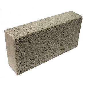 Concrete Block Solid Dense 440 x 215 x 140mm 7.3N | Melbros