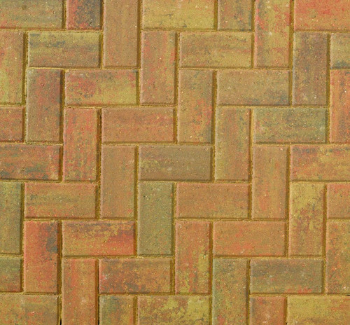 Brett Omega Driveway Block Paving 200 x 100 x 60mm Autumn Gold | Melbros