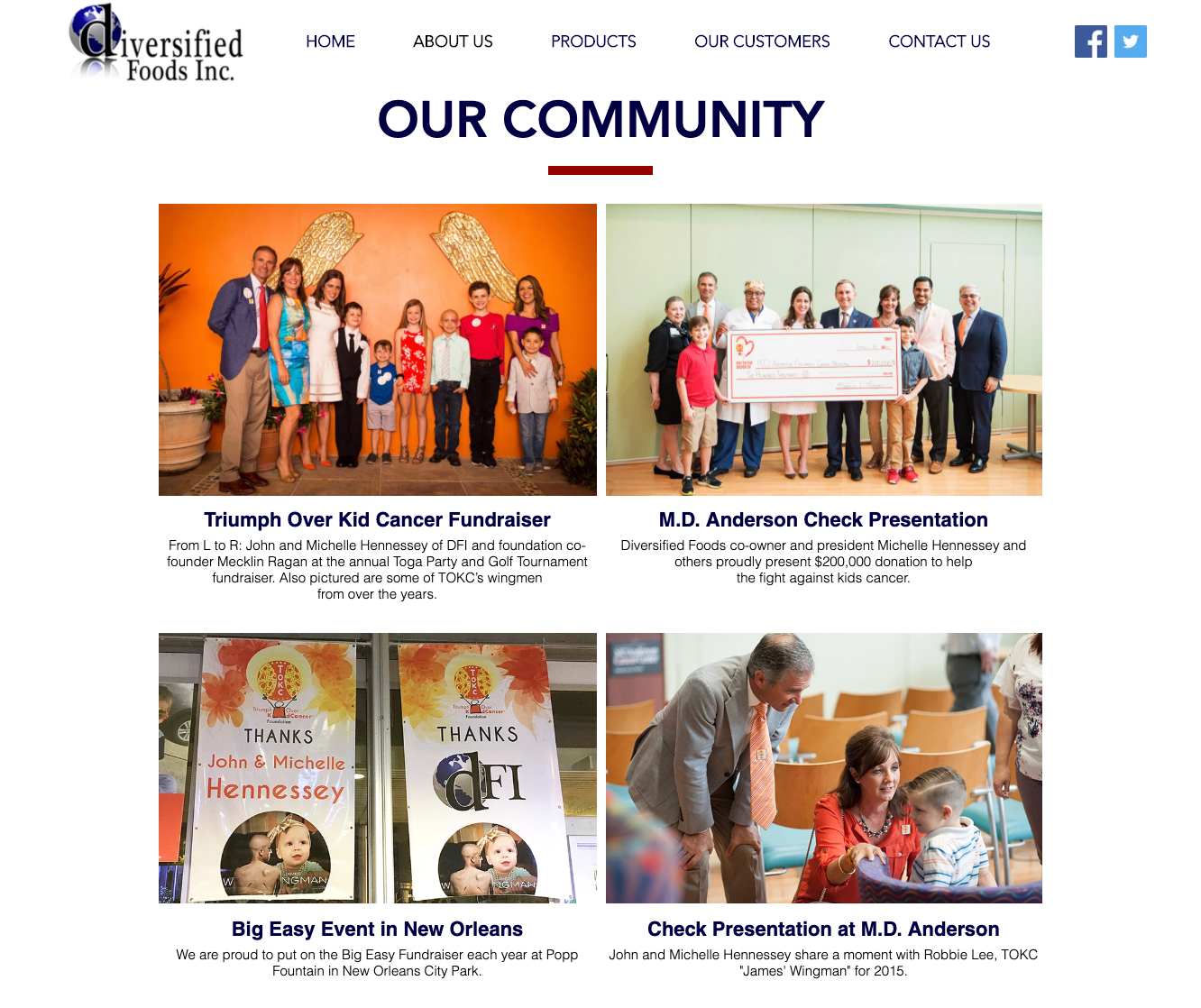 OUR COMMUNITY | Diversifiedfoods