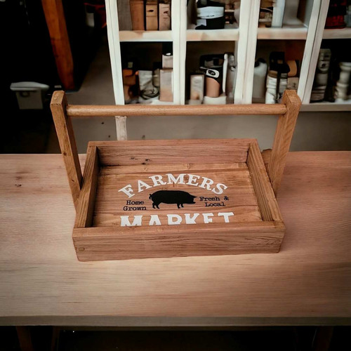 Rustic Farmhouse Tray With a Handle | Rustic & Renewed Decor |Canada